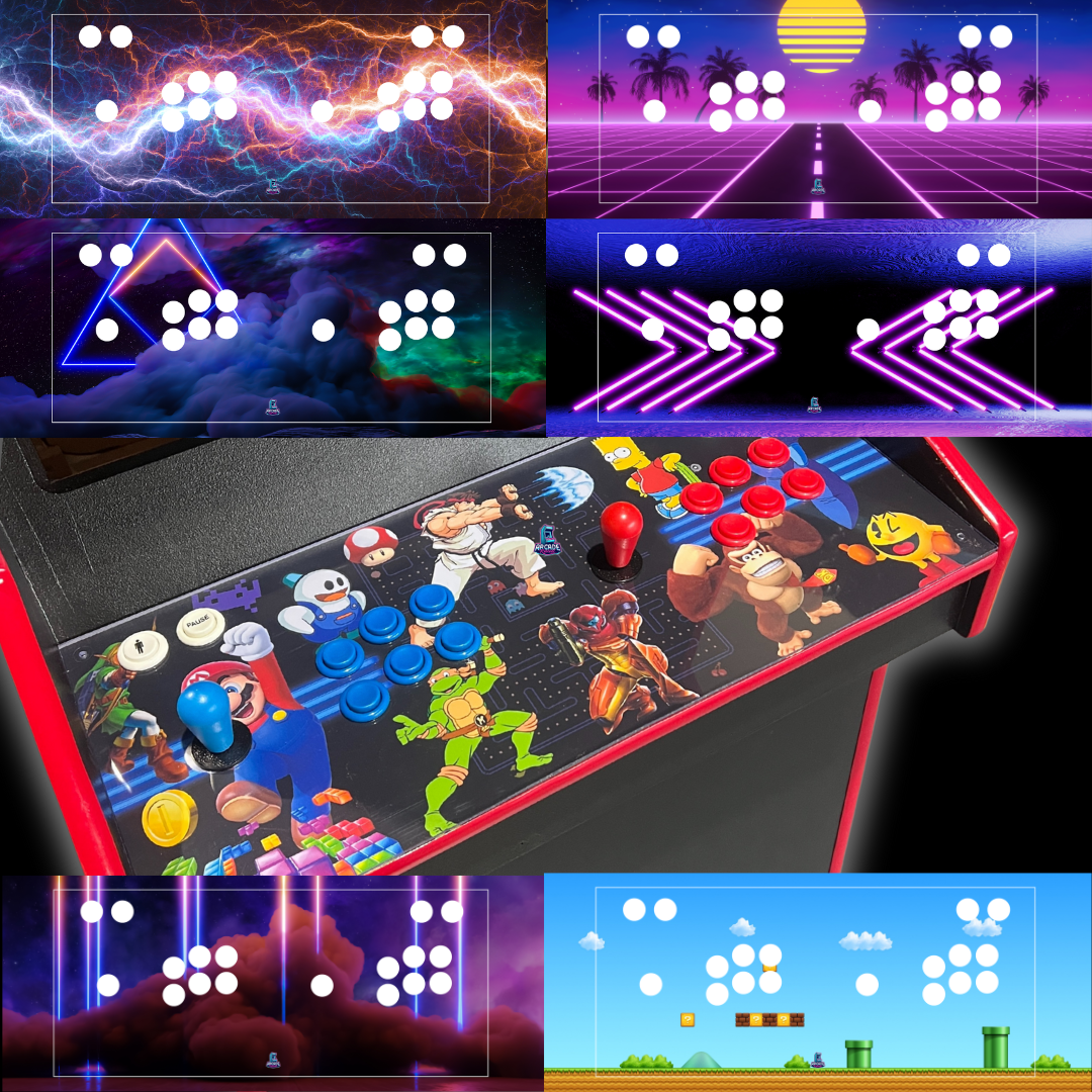 Arcade Control Panel Artwork – Digital & Printed Designs | Arcade Revival