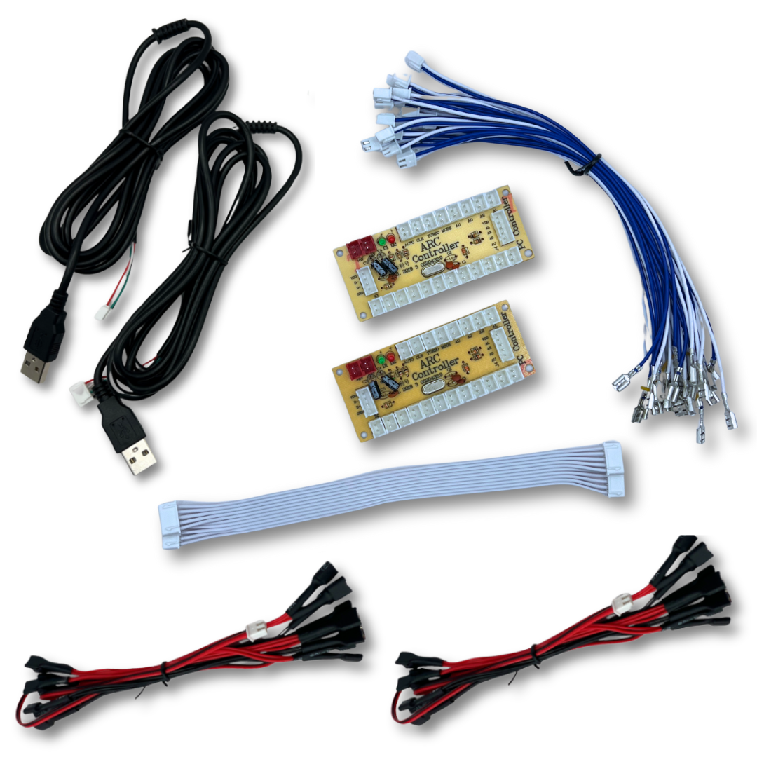 2-Player USB Arcade Encoder Kit – Zero Delay DIY Setup | Arcade Revival