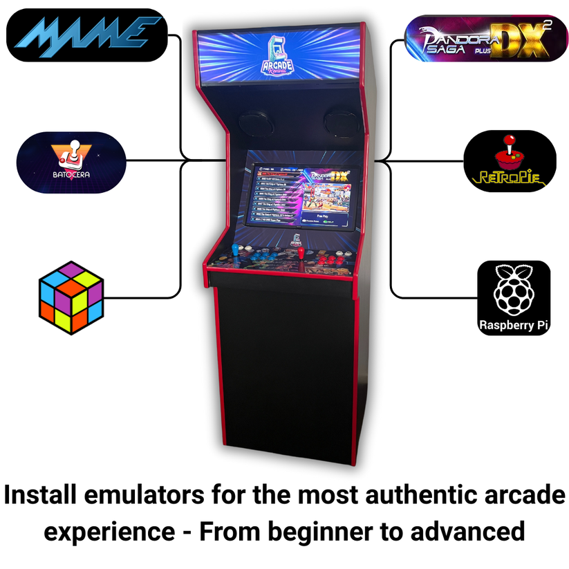 Build Your Own Arcade – Starter Kit for Raspberry Pi, MAME & Emulators ...
